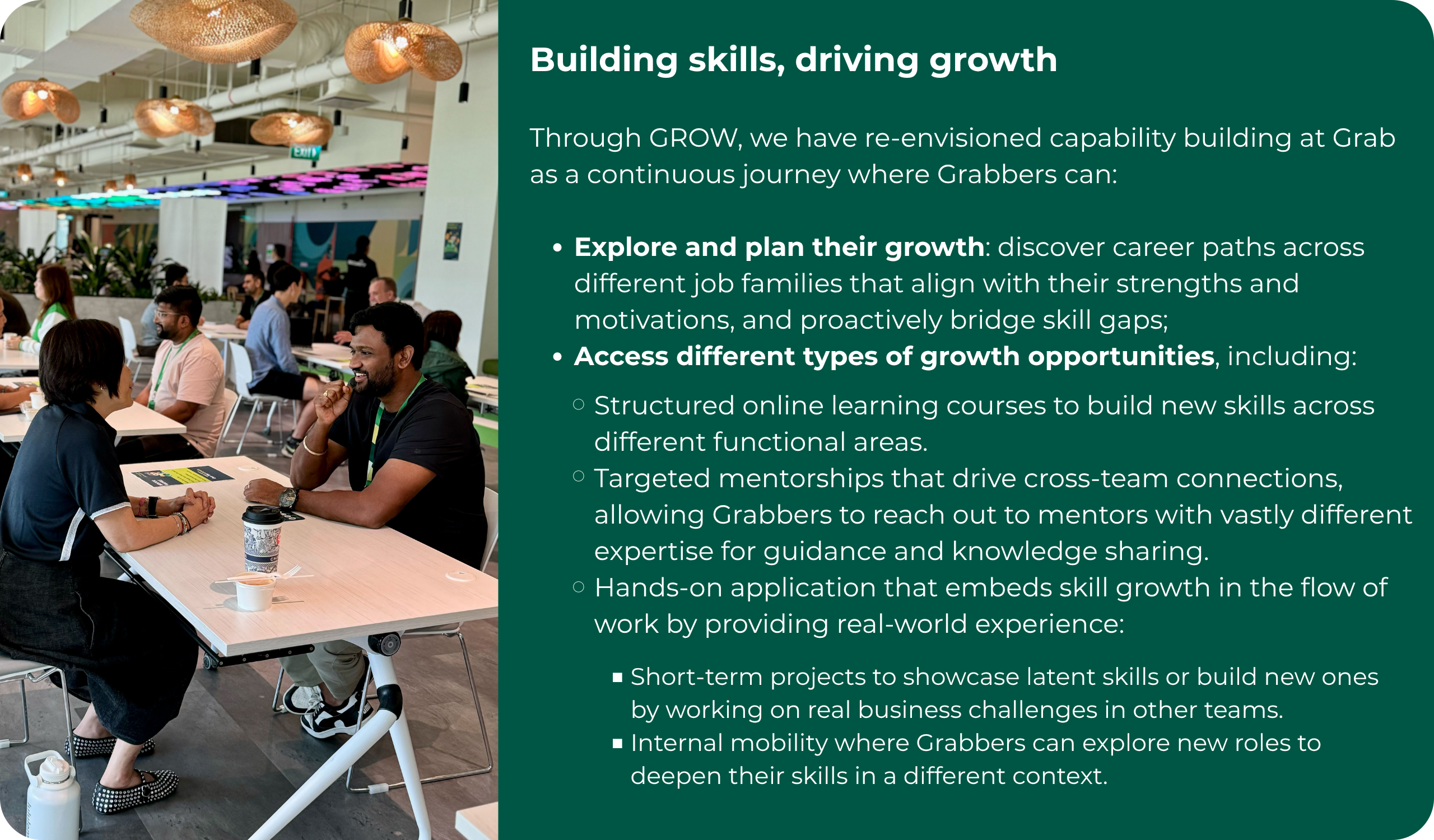 GROW at Grab: Unlocking the full potential of our workforce - Institute ...